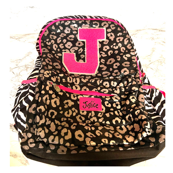 Justice | Accessories | Justice Pinkblack Zebra Print Full Size ...